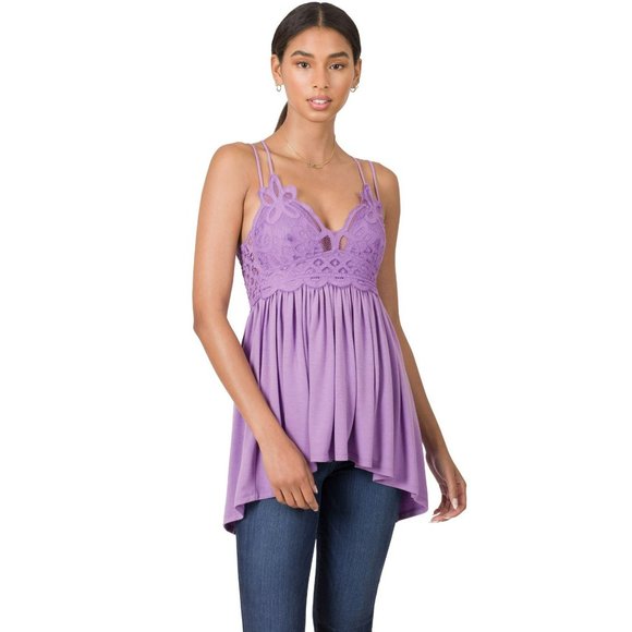 Zenana Outfitters | Tops | Zenana Crochet Lace Cami Super Soft Gorgeous ...